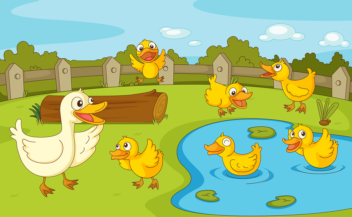All The Little Ducks Go Upside Down